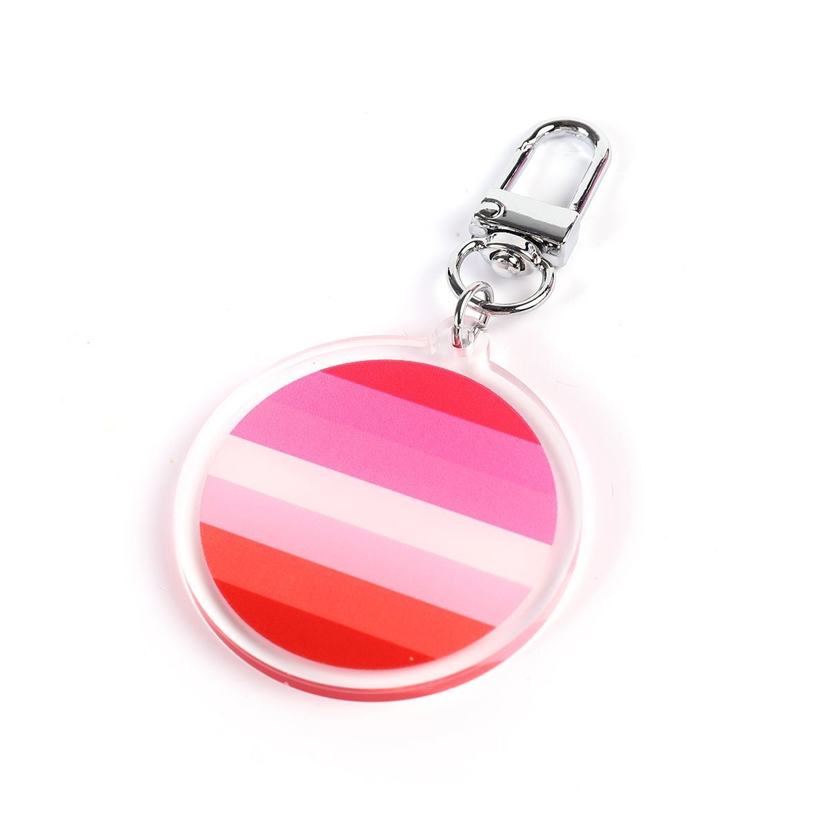 Lesbian Flag Keyring - Pride Keyrings & Accessories Australia